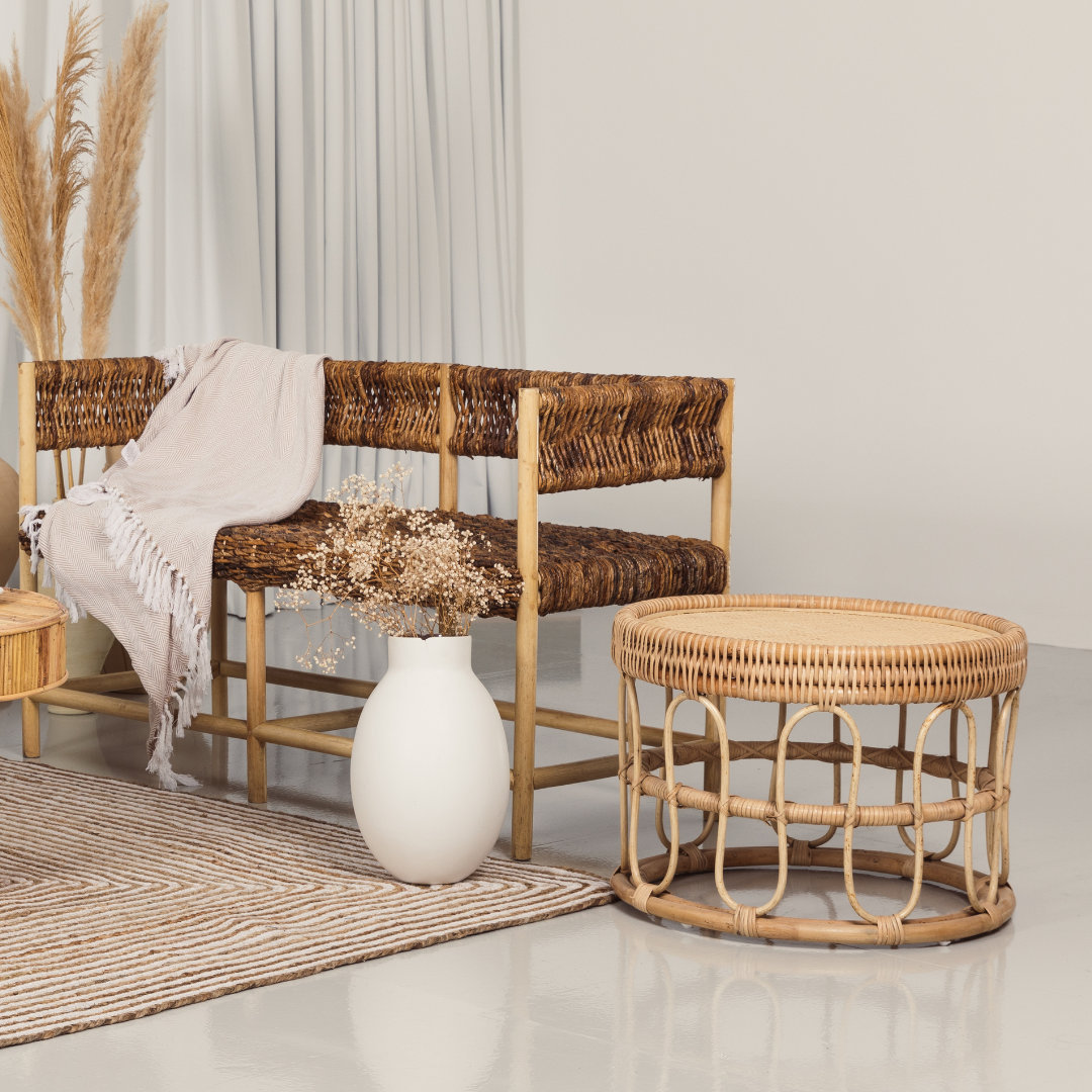 Natura Reims Round Rattan Side Table – Natura Living